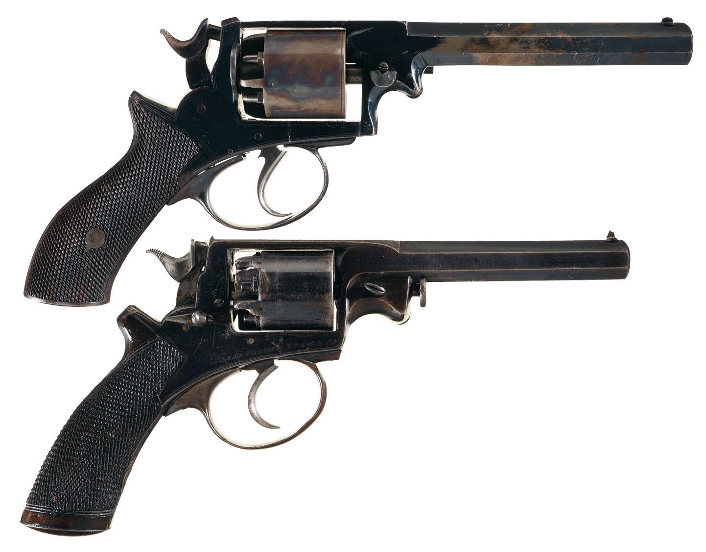 Two Adams Patent DA Percussion Revolvers | Rock Island Auction