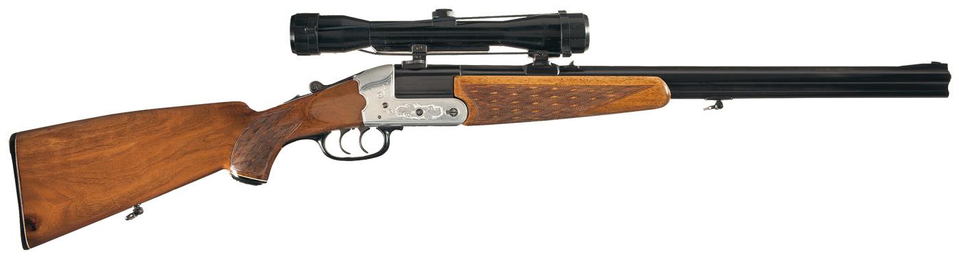 Engraved Heym Model 22F Over/Under Combination Gun with Scope | Rock ...