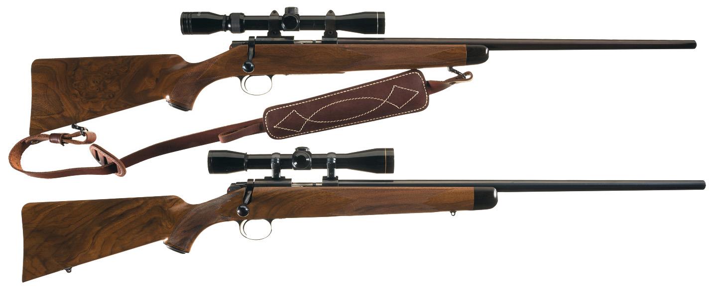 Two Scoped Kimber Bolt Action Centerfire Rifles | Rock Island Auction