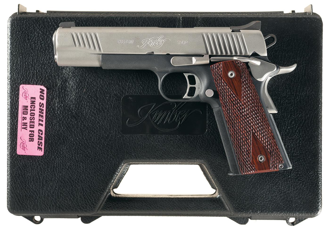 Kimber Custom CDP II Semi-Automatic Pistol with Case | Rock Island Auction