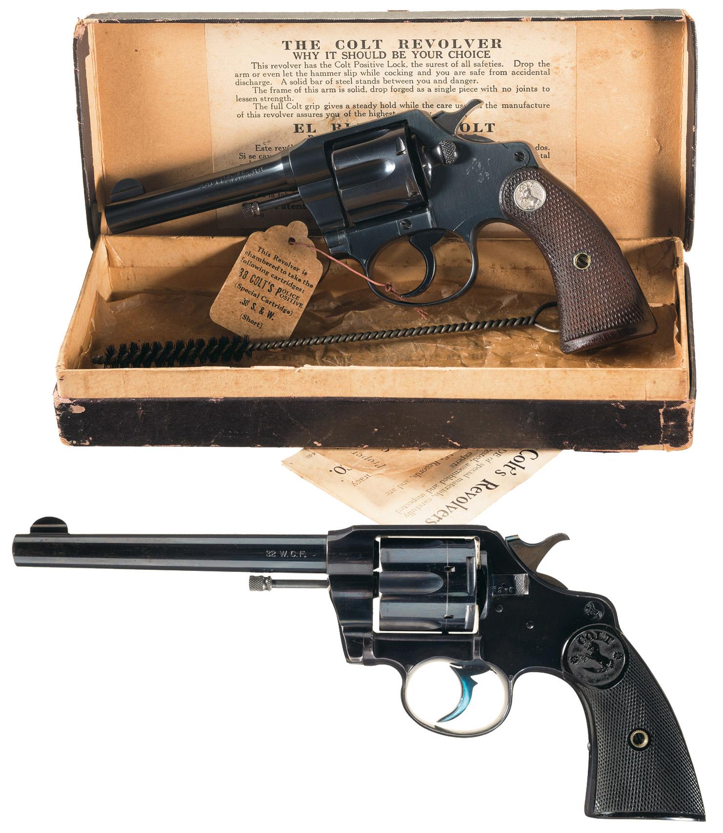 Two Excellent Colt DA Revolvers | Rock Island Auction