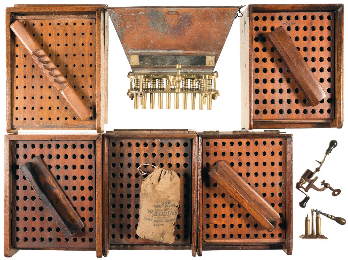 Powder/Shot Dispenser and Reloading Boxes | Rock Island Auction