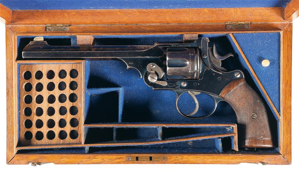 Cased Webley & Scott Ltd. Model Webley & Green Target Revolver | Rock ...