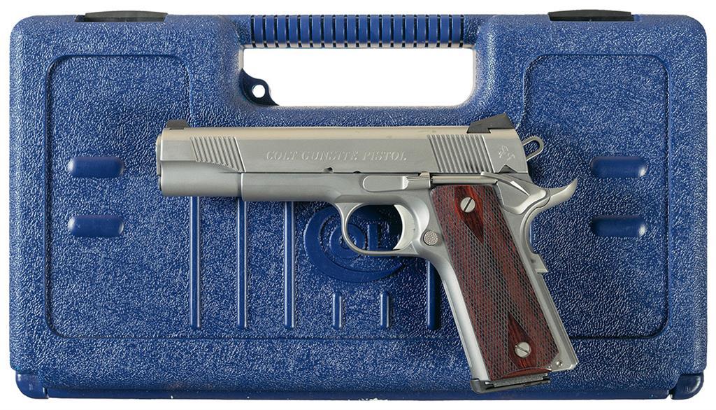 Colt Gunsite 1911 Series 70 Semi-Automatic Pistol with Case