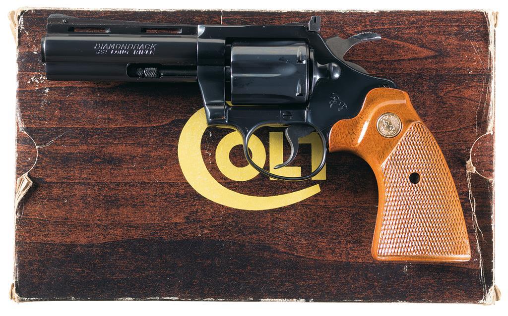 Colt Diamondback .22 LR Double Action Revolver with Box | Rock Island ...
