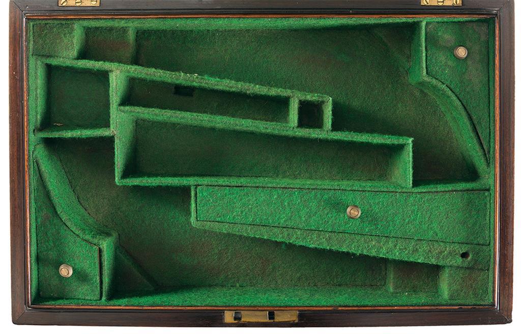 Rare Fitted Case for a Pair of Colt Dragoon Pistols with Inscrib | Rock ...