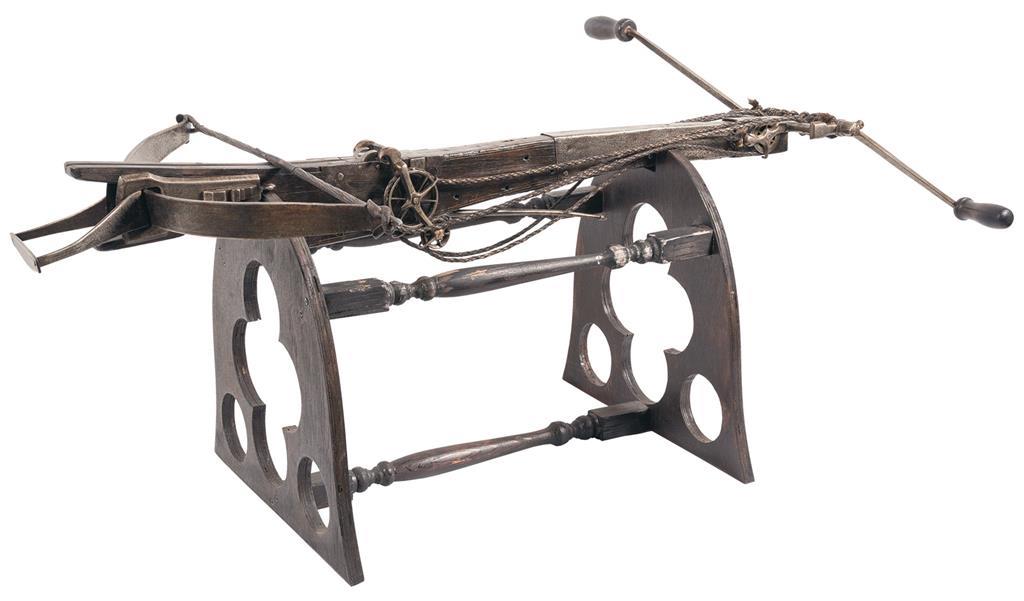 European Style Heavy Crossbow with Display Stand | Rock Island Auction