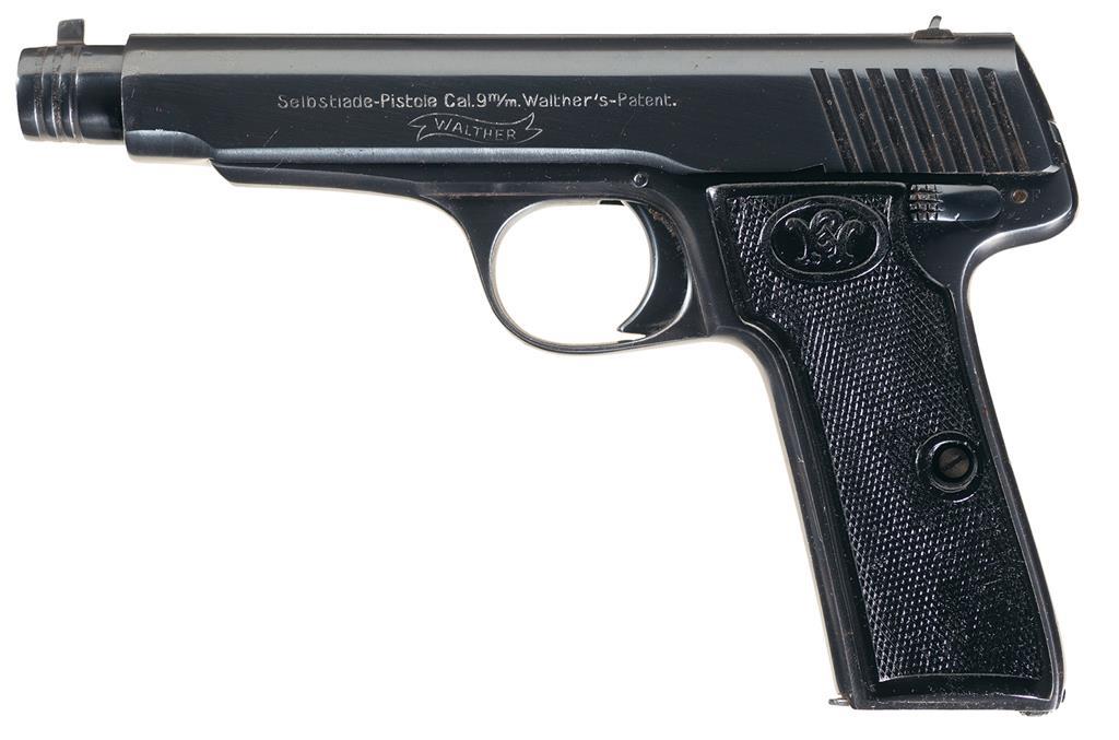 Very Scarce Walther Model 6 Semi-Automatic Pistol | Rock Island Auction