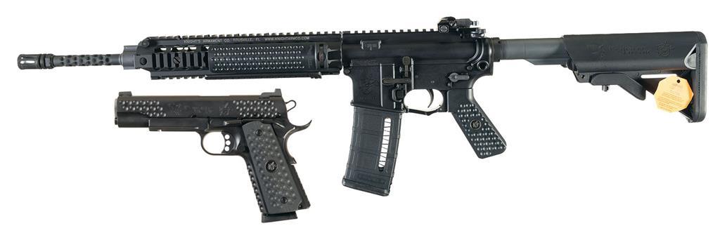 Rare Nighthawk Custom/Knights Armament Rifle/Pistol Tactical Com | Rock ...