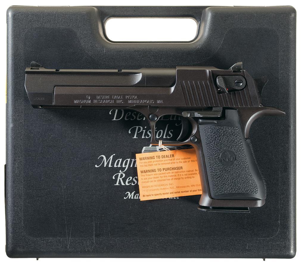 Desert Eagle 50 Action Express Semi-Automatic Pistol with Case | Rock ...