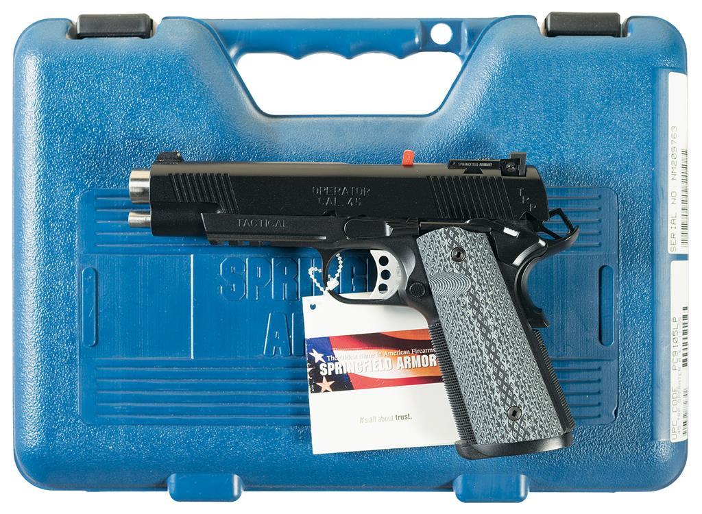Springfield Armory 1911 A-1 TRP Semi-Automatic Pistol with Case | Rock ...