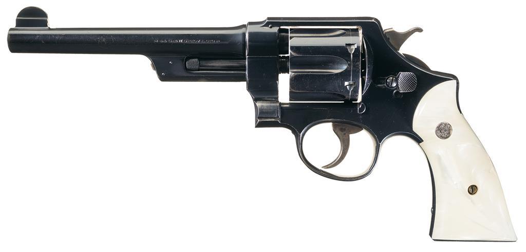 Smith & Wesson Triple Lock Hand Ejector Double Action Revolver | Rock ...