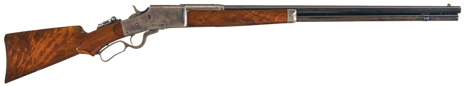 Scarce Deluxe Bullard Large Frame Lever Action Rifle | Rock Island Auction