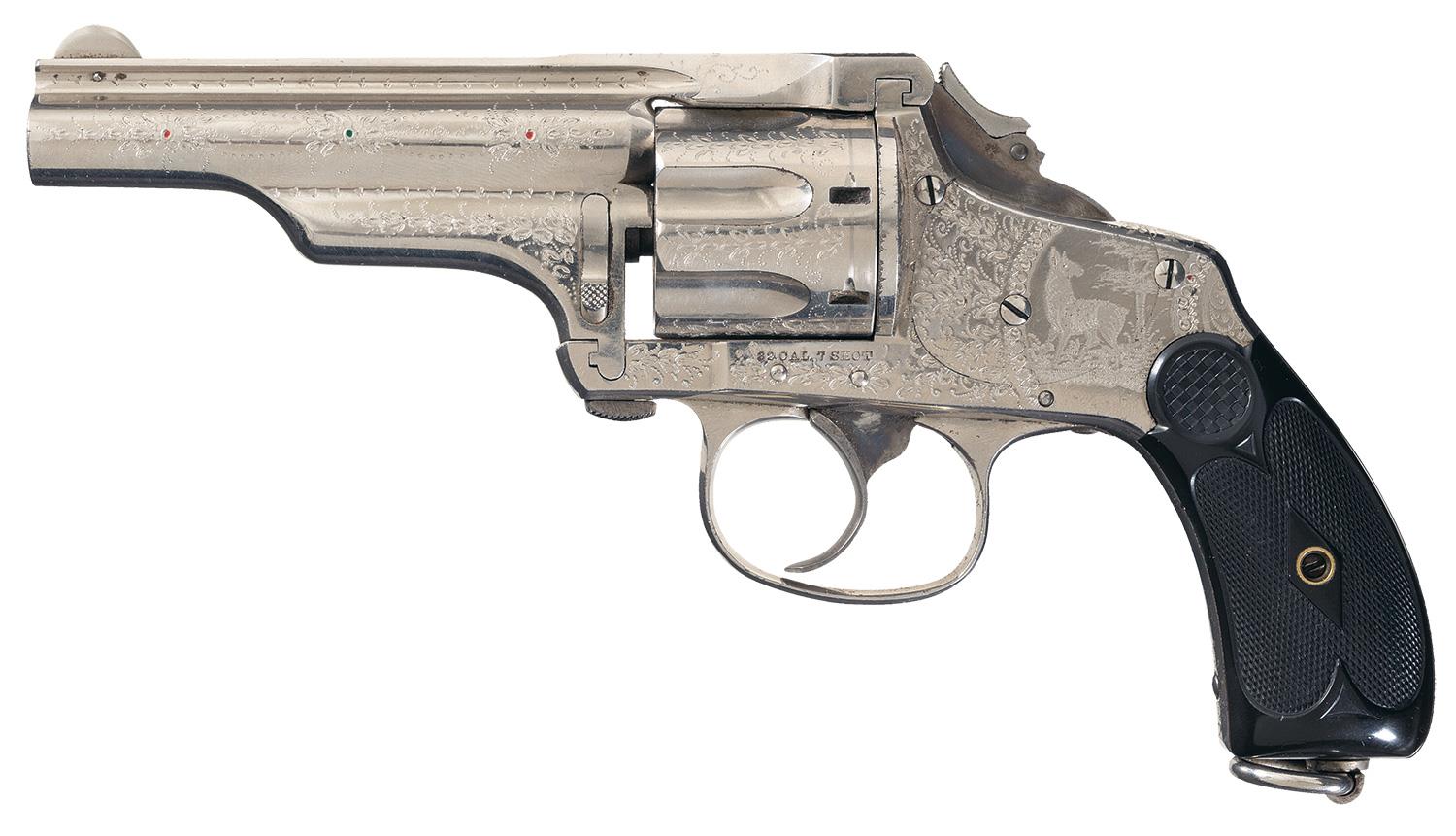 Merwin Hulbert & Co Seven Shot Revolver 32 CF | Rock Island Auction