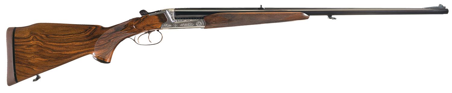 F.W. Heym Express Double Rifle in 375 H&H Magnum | Rock Island Auction