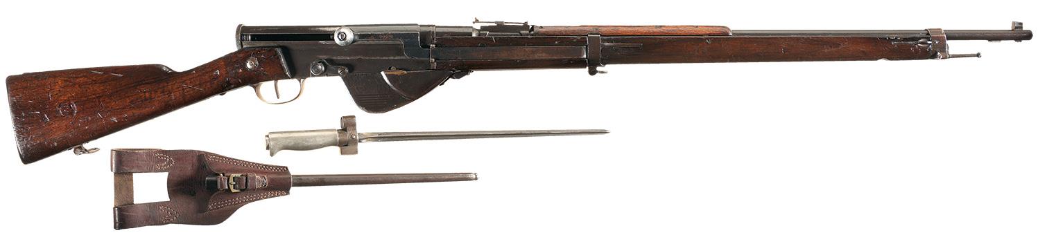 Scarce French Model 1917 Single Shot Rifle with Bayonet | Rock Island ...