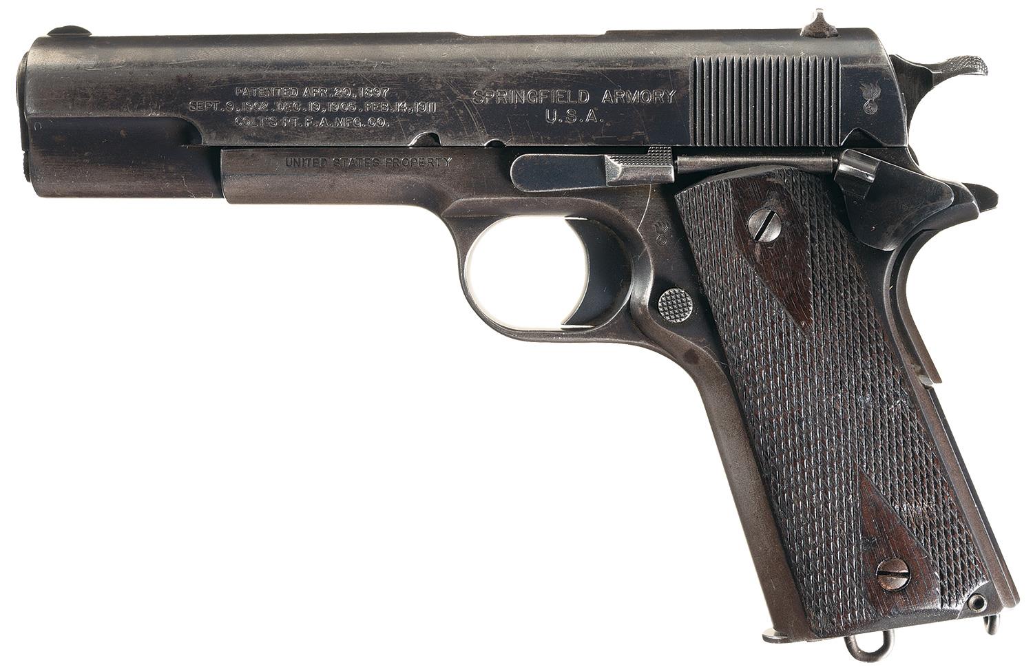U.S. Springfield Armory Model 1911 Semi-Automatic Pistol | Rock Island ...