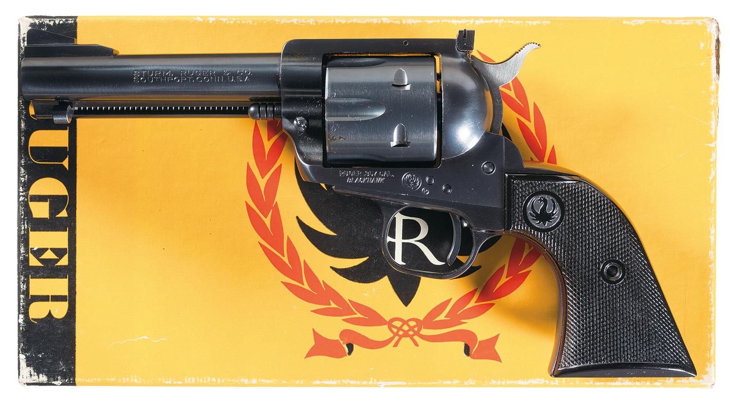 Ruger Old Model Flattop Blackhawk Revolver in 357 with Box | Rock ...