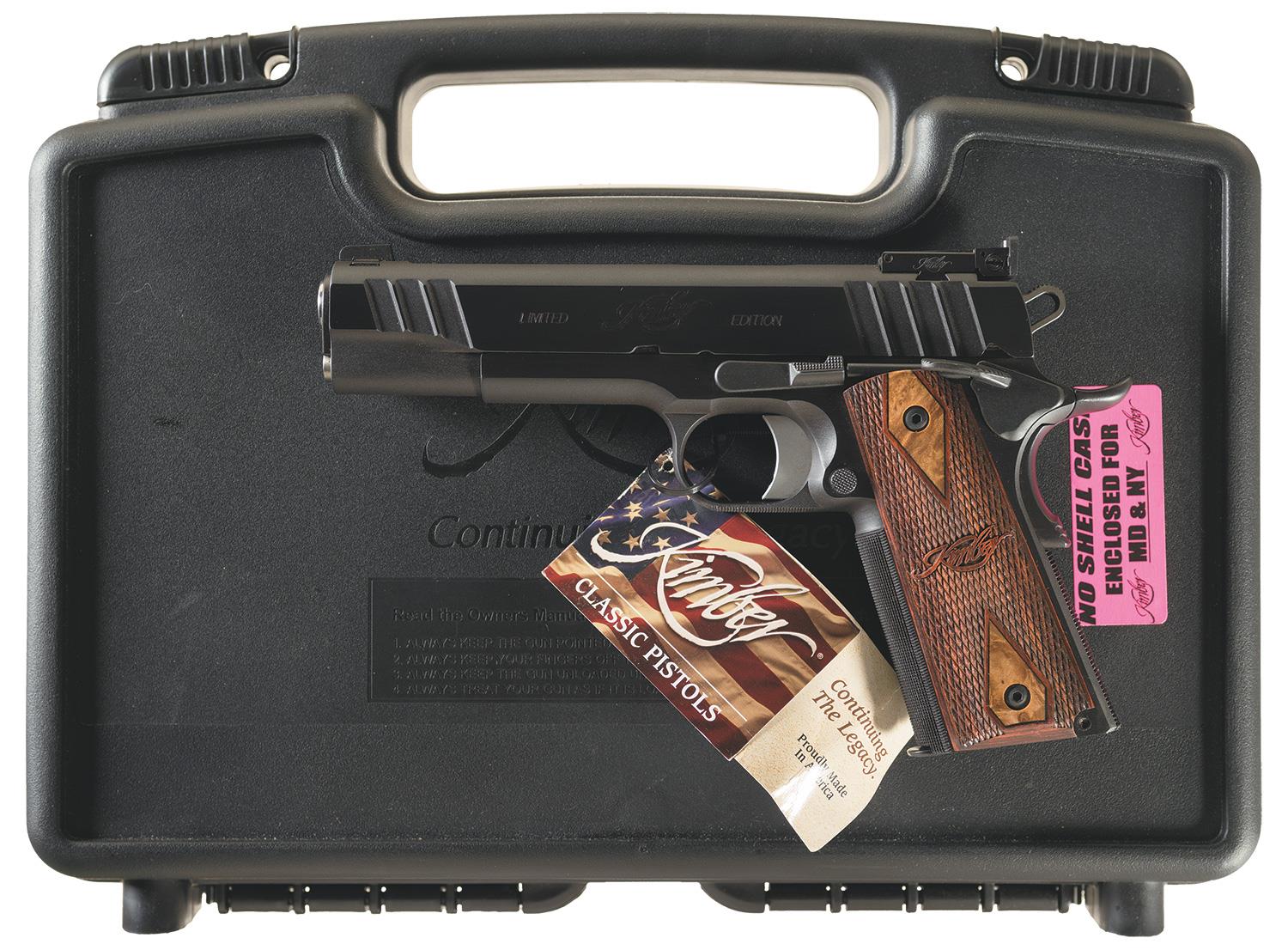 Kimber Mfg Inc Target Pistol 45 Acp Rock Island Auction