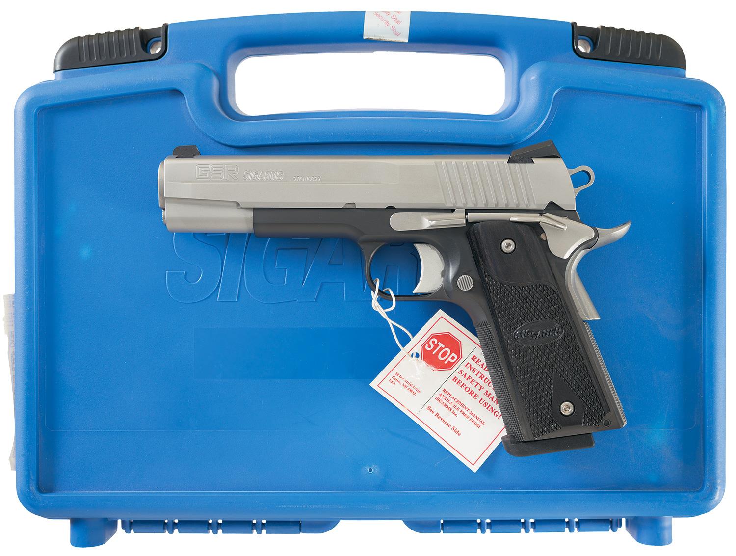 Sig Arms GSR Revolution 1911 Semi-Automatic Pistol with Case | Rock ...