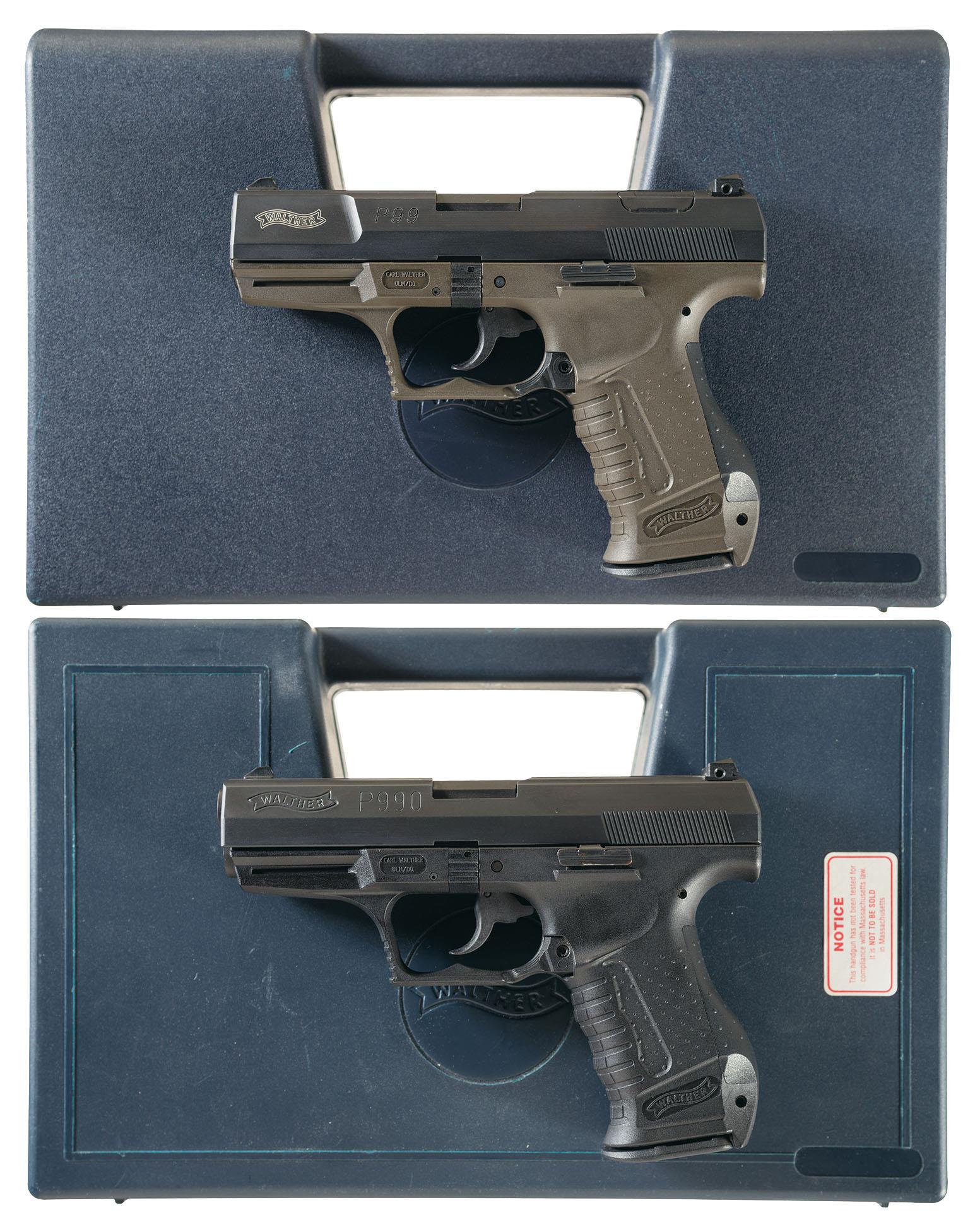 Two Walther Semi-Automatic Pistols w/ Cases | Rock Island Auction