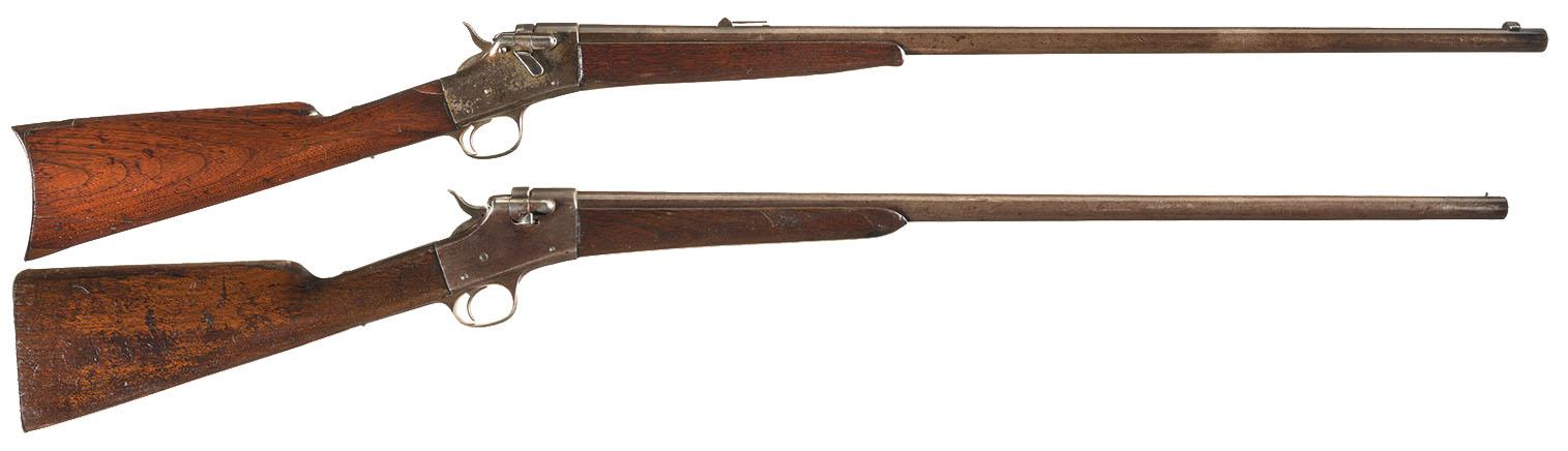 Two Scarce Whitney Phoenix Breech Loading Single Shot Long Guns | Rock ...