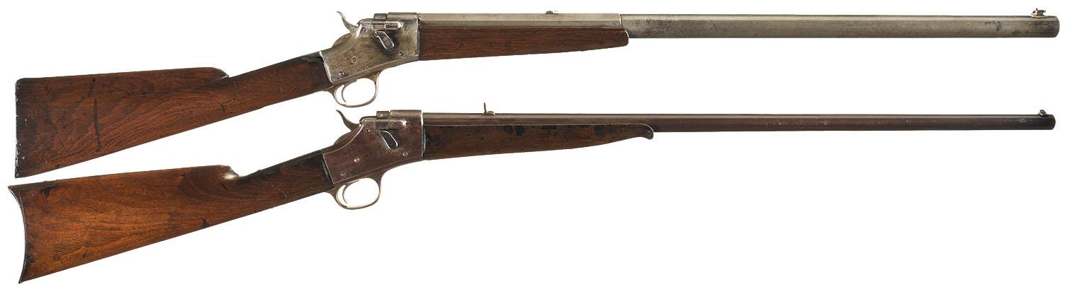 Two Scarce Whitney Phoenix Breech Loading Single Shot Sporting R | Rock ...