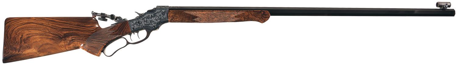 Engraved Stevens Ideal Modern Range No. 47 Single Shot Rifle | Rock ...
