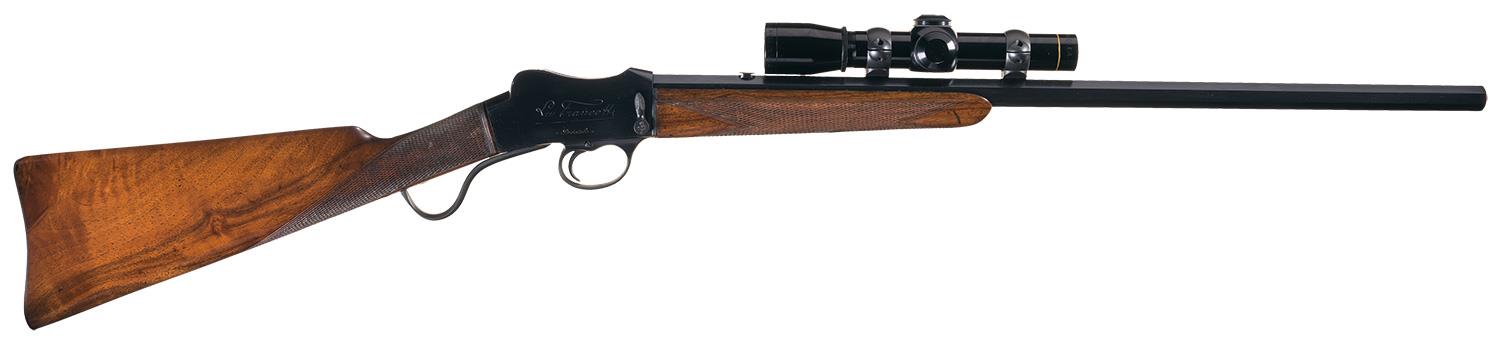 Francotte Speciale Model Single Shot Takedown Rifle with Scope | Rock ...