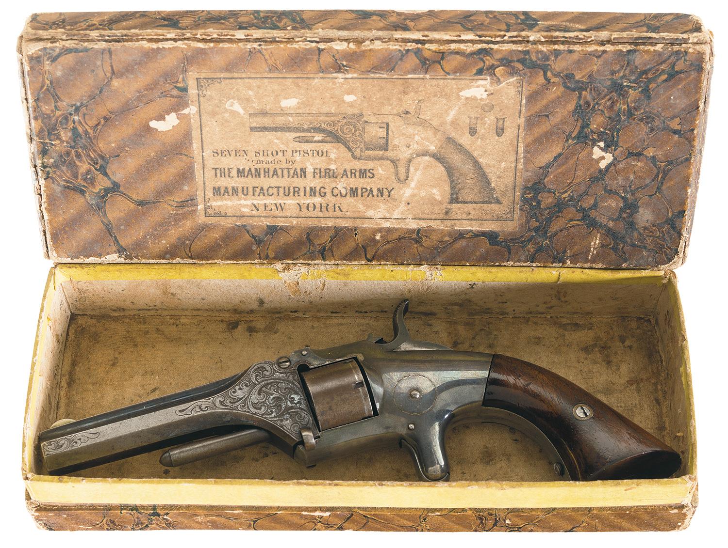 Manhattan Firearms Company Pocket Revolver 22 RF | Rock Island Auction