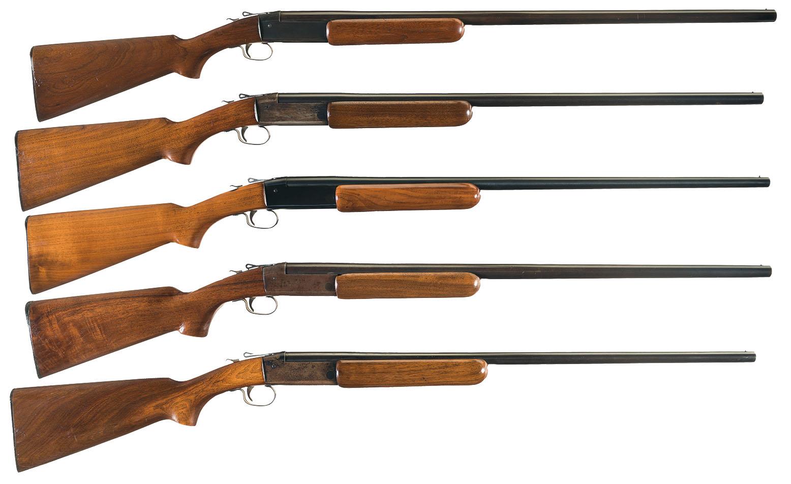 Desirable Complete Set of Five Winchester Model 37 'Red Letter' | Rock ...