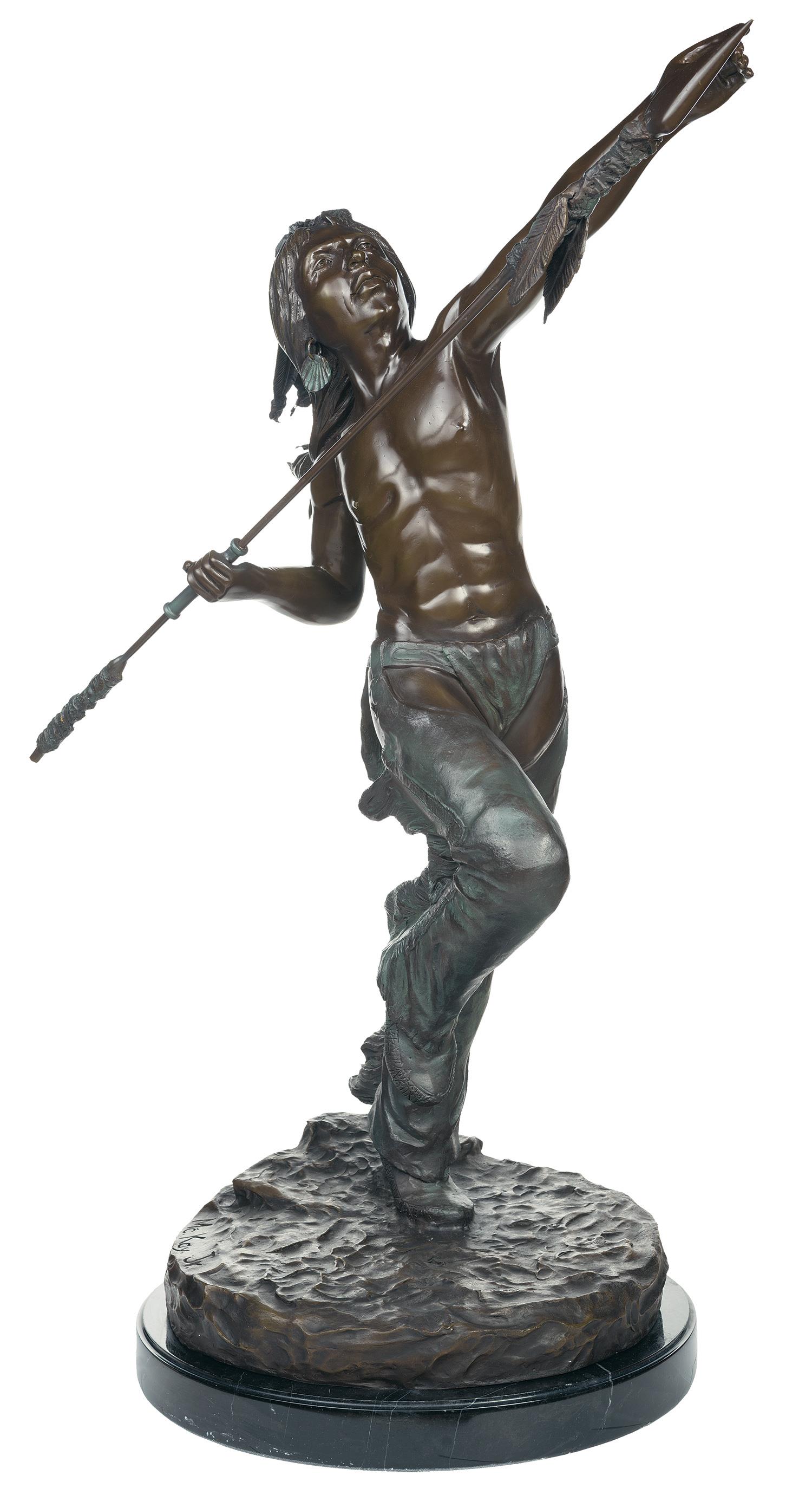 Bob McKay Jr. Bronze Statue of the Chieftain | Rock Island Auction