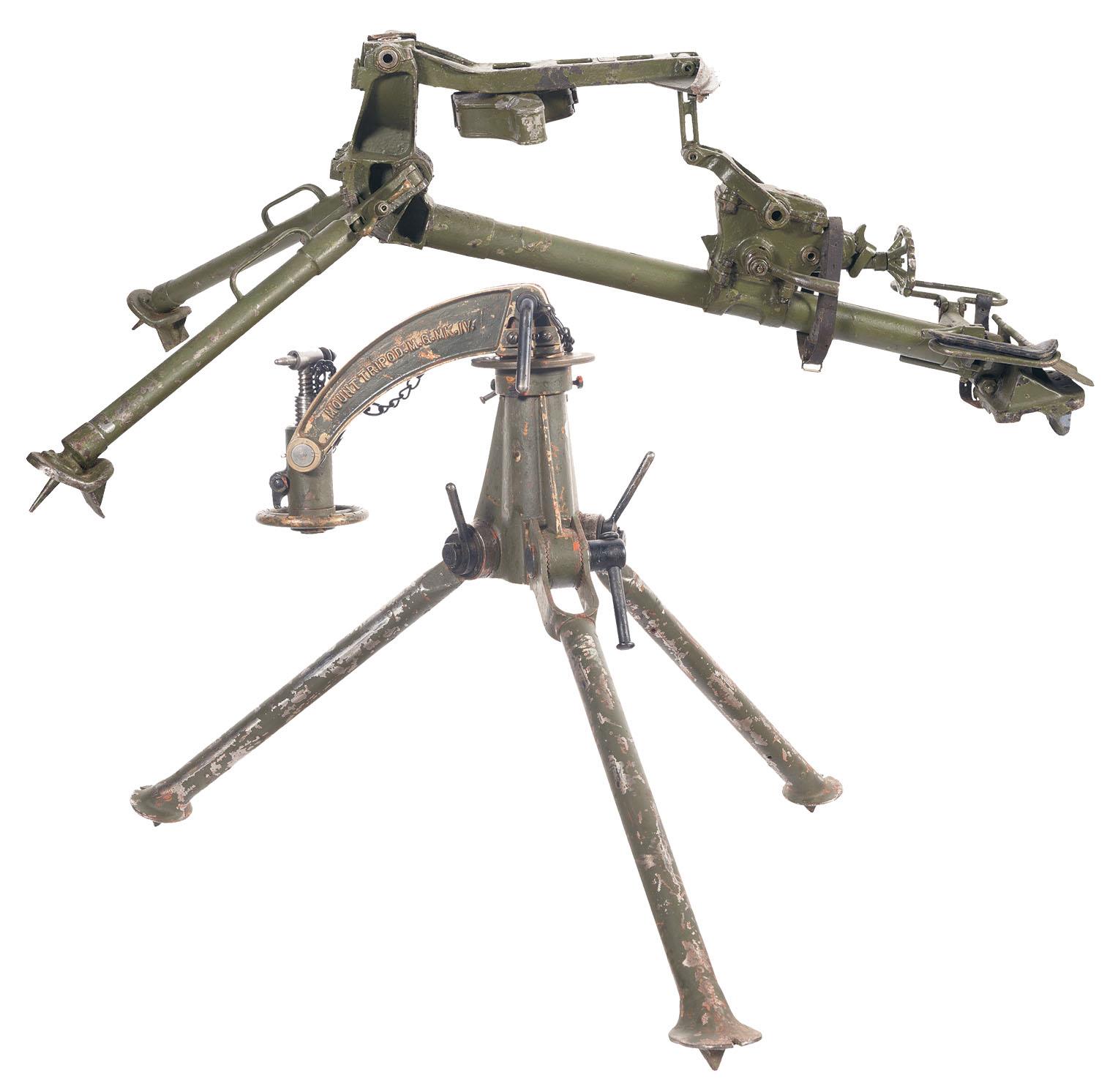 Grouping of Miscellaneous Machine Gun Accessories, Including Two | Rock ...