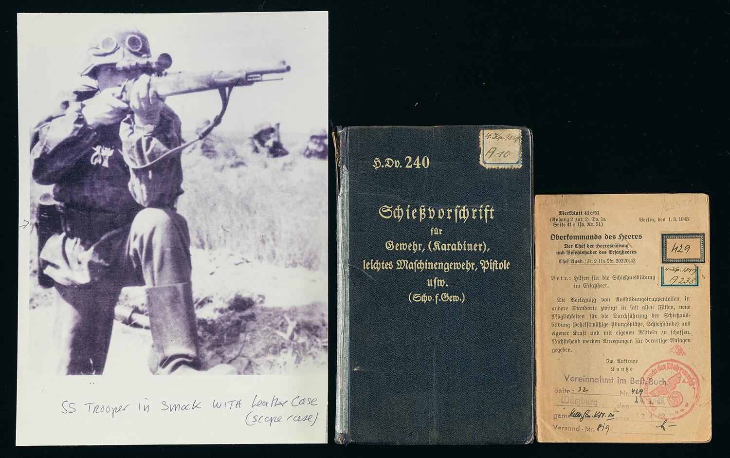 1934 Production German Army Shooting Manual with Related Papers | Rock ...