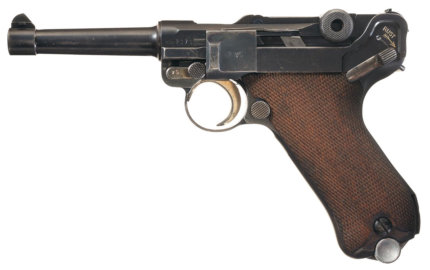 Mauser Dutch Contract Model 1934 Luger Semi-Automatic Pistol | Rock ...