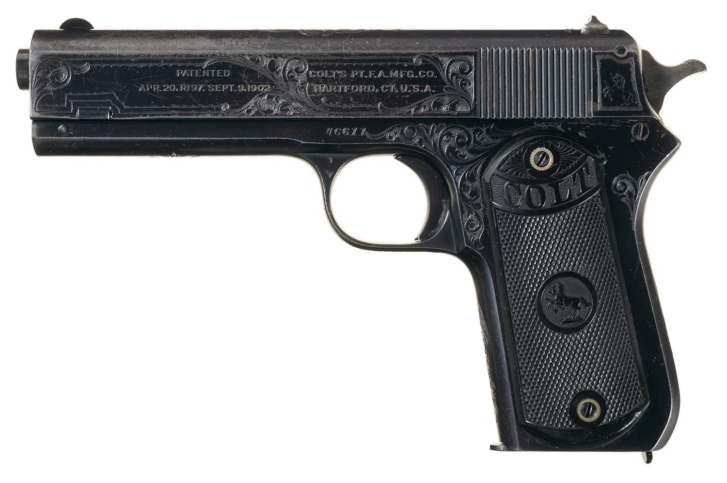Colt 1903 Pocket Hammer Pistol 38 Colt auto | Rock Island Auction
