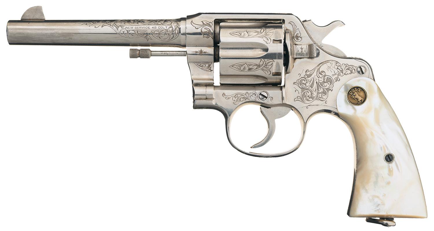Colt New Service Revolver 45 LC | Rock Island Auction