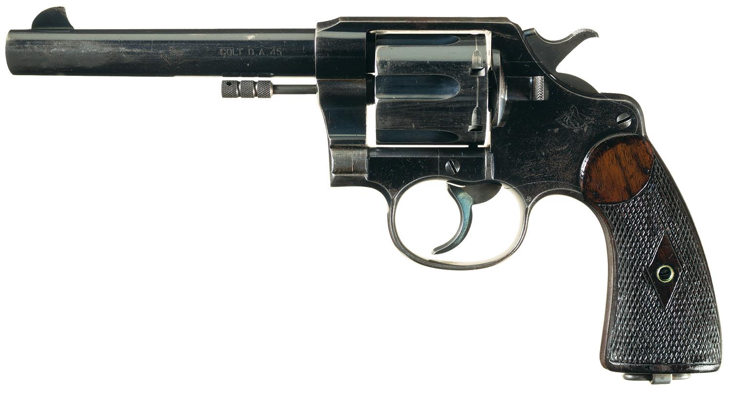 Scarce U.S. Marine Corps Colt Model 1909 Double Action Revolver | Rock ...