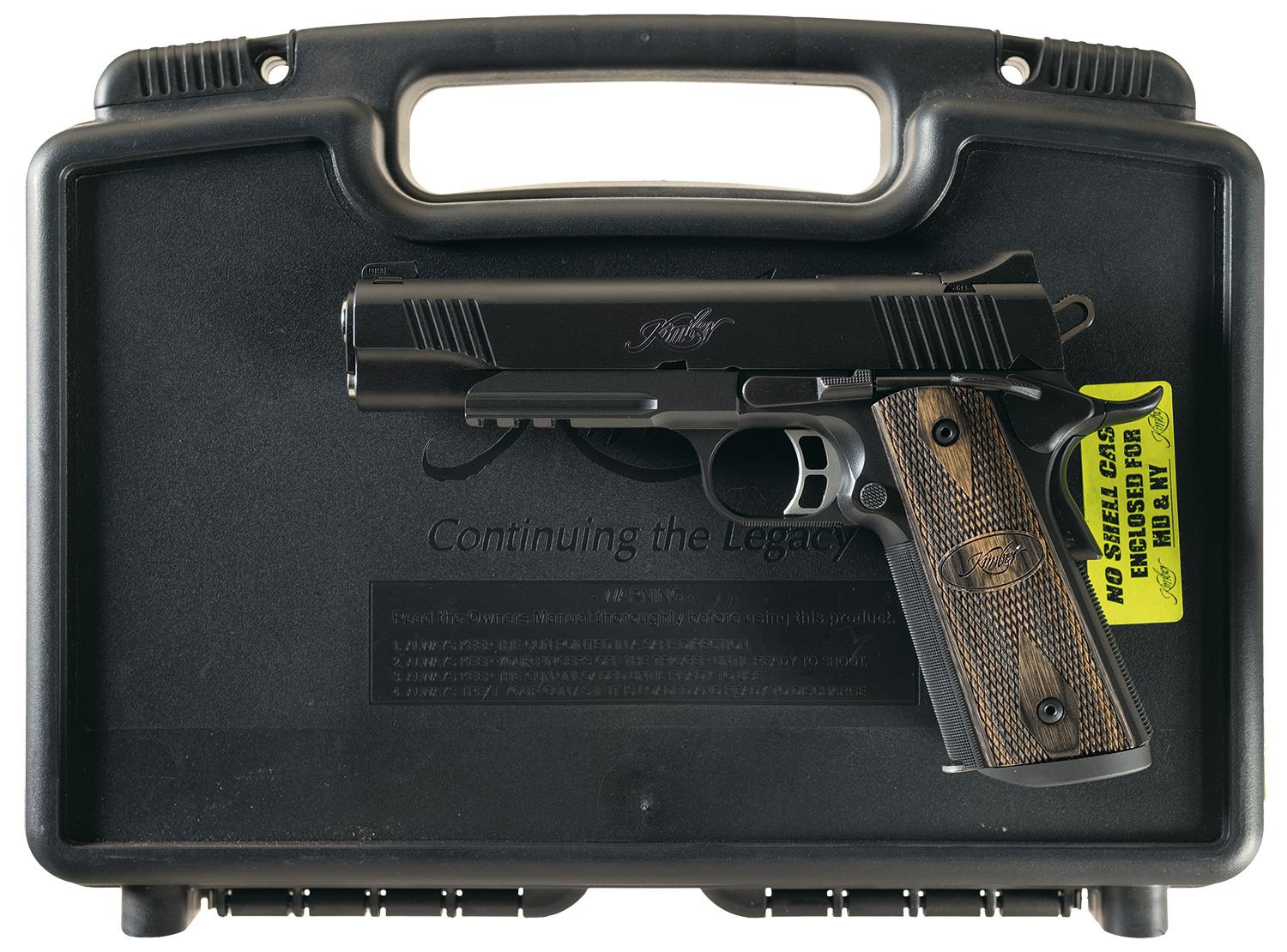 Kimber Tactical Entry II 1911 Semi-Automatic Pistol with Case | Rock ...