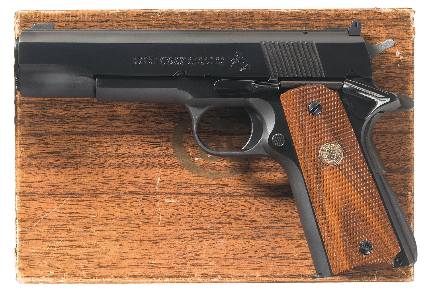 Rare Colt Semi-Automatic Super .38 Pistol with Box | Rock Island Auction