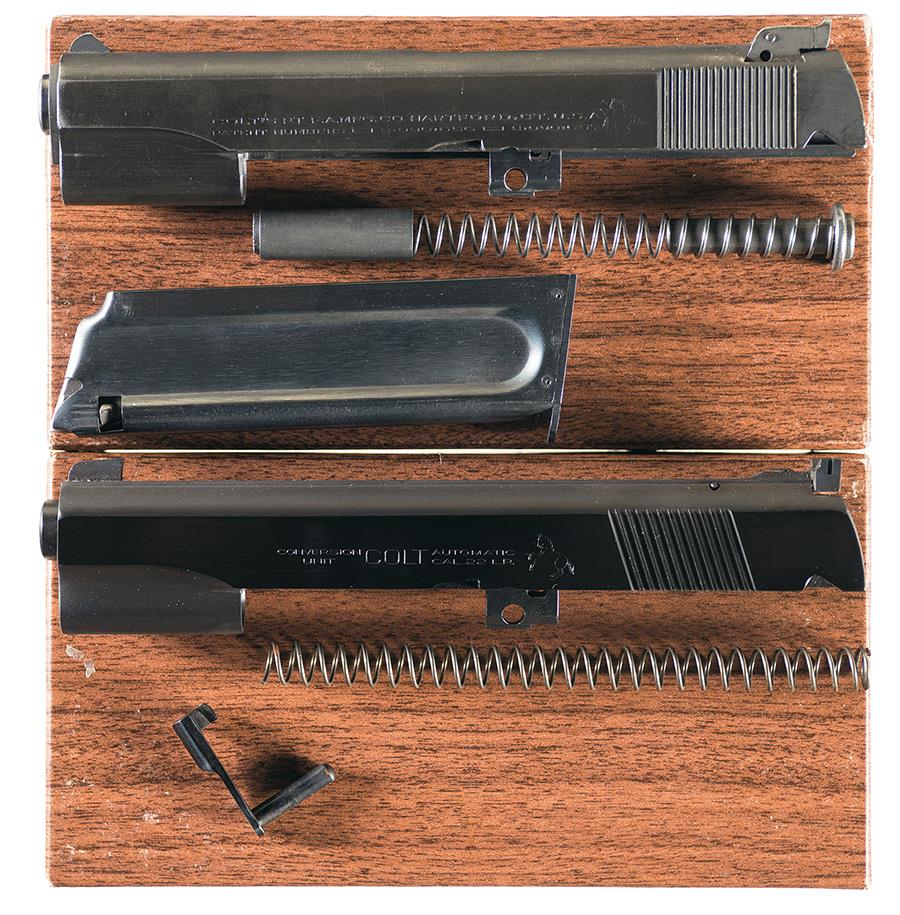Collector's Lot of Two Colt .22 Conversion Kits in Colt Factory | Rock ...
