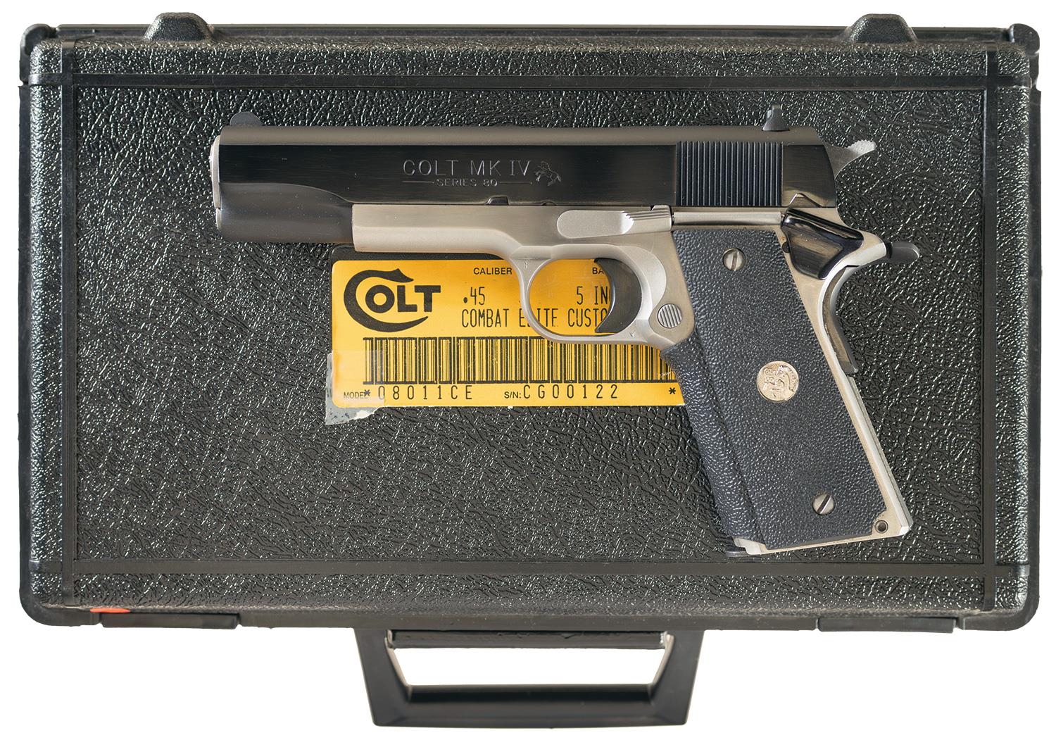 Colt Combat Elite Custom Edition Semi-Automatic Pistol with Case | Rock ...