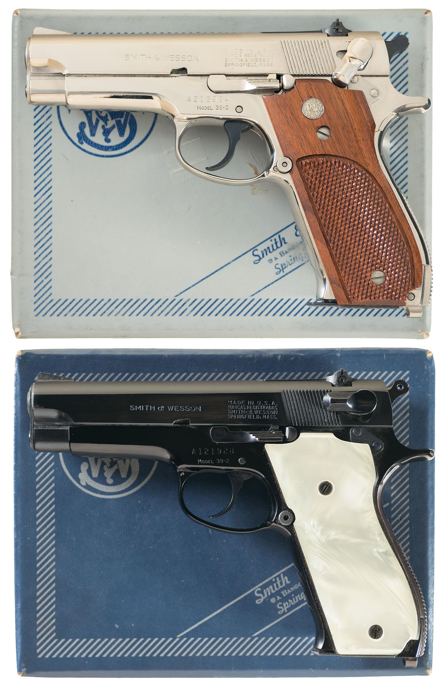 Two Smith & Wesson Semi-Automatic Handguns w/ Boxes | Rock Island Auction