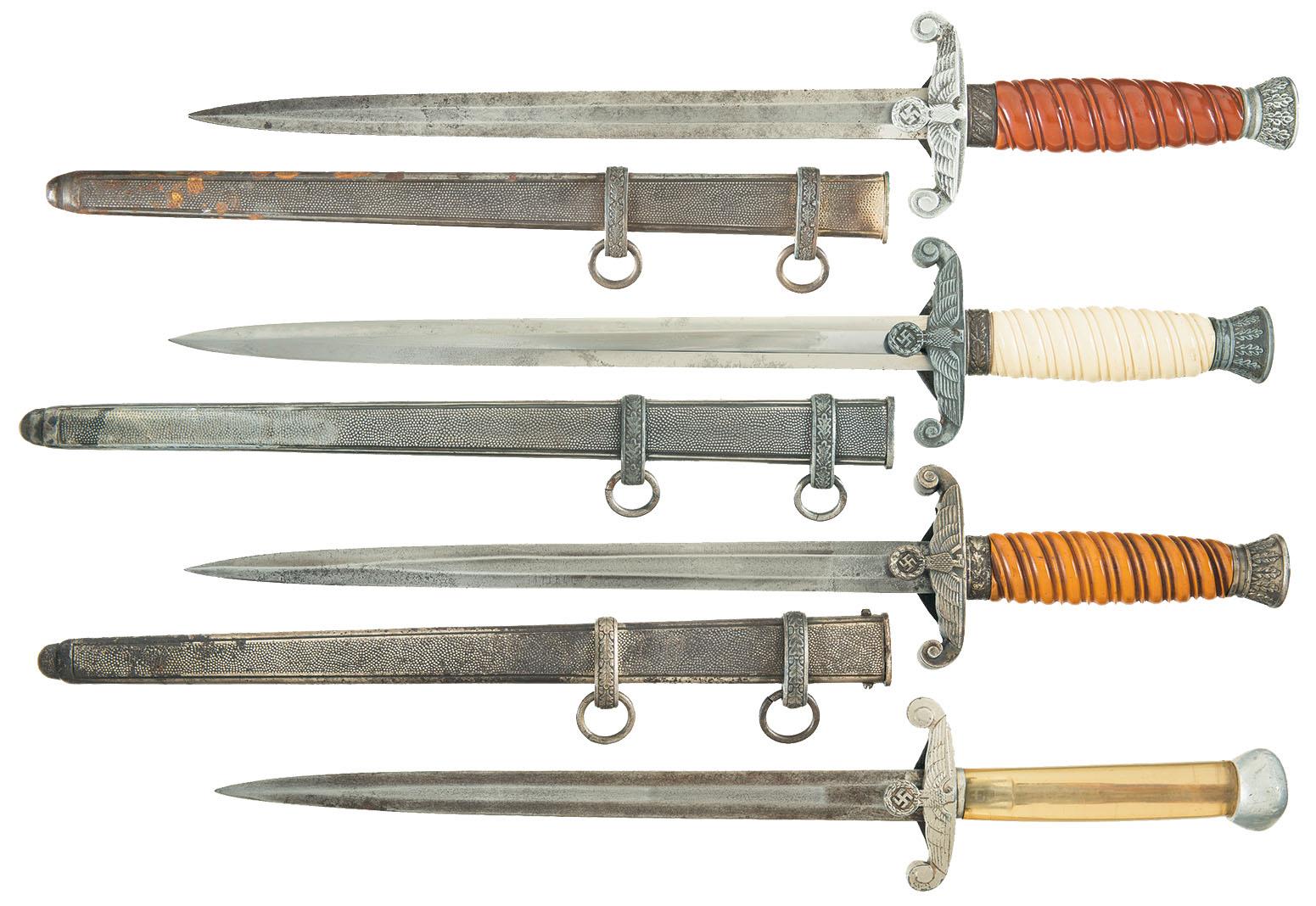 Four Nazi Daggers | Rock Island Auction