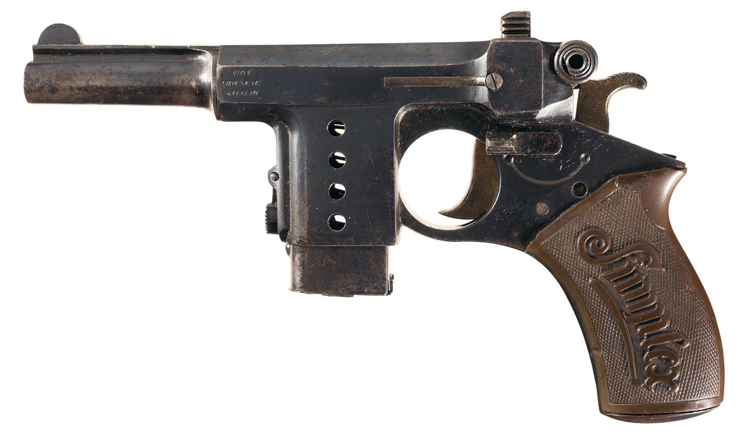 Scarce Bergmann Model 1902 Simplex Semi-Automatic Pistol | Rock Island ...
