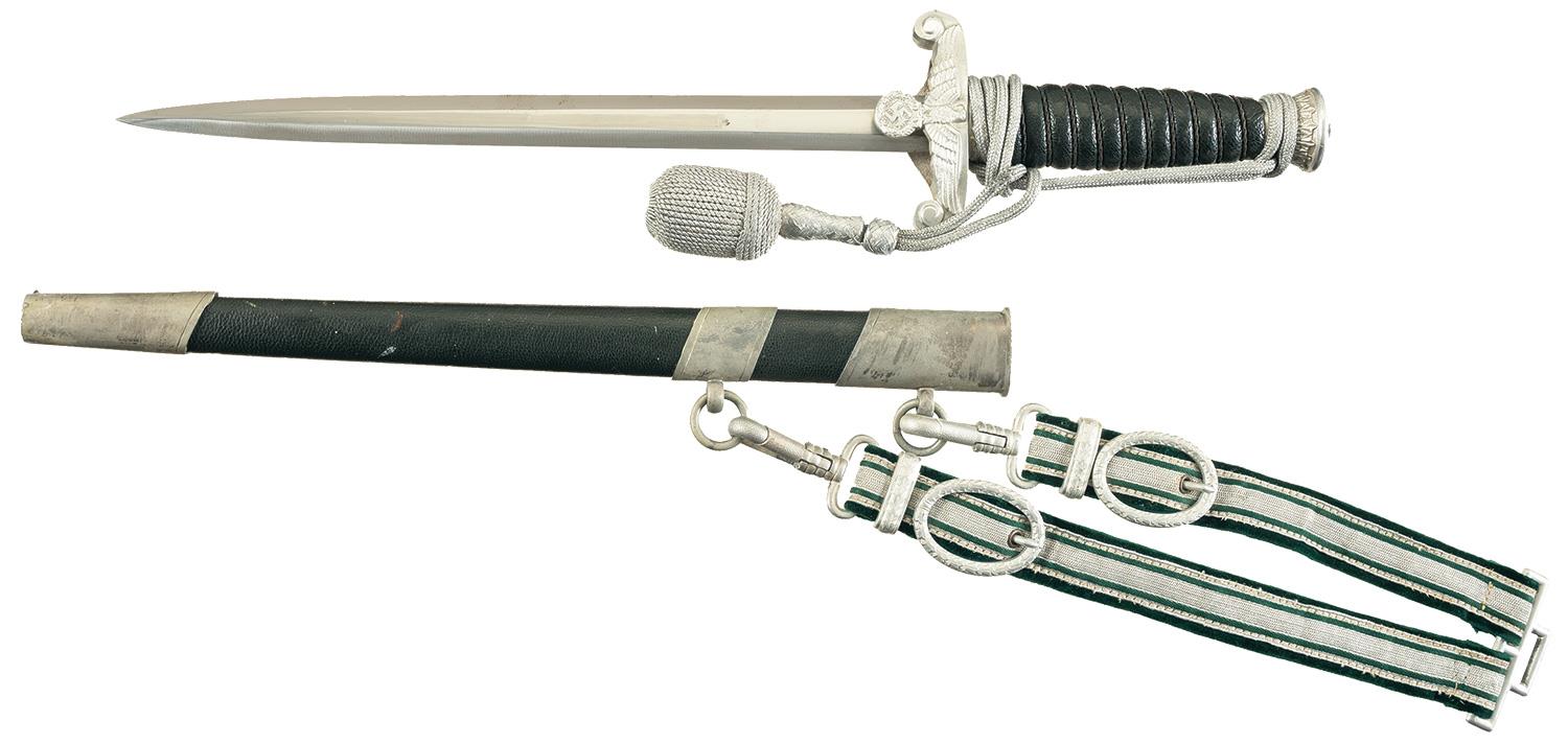 Original E.F. Horster German Land Customs Dagger with Sheath | Rock ...