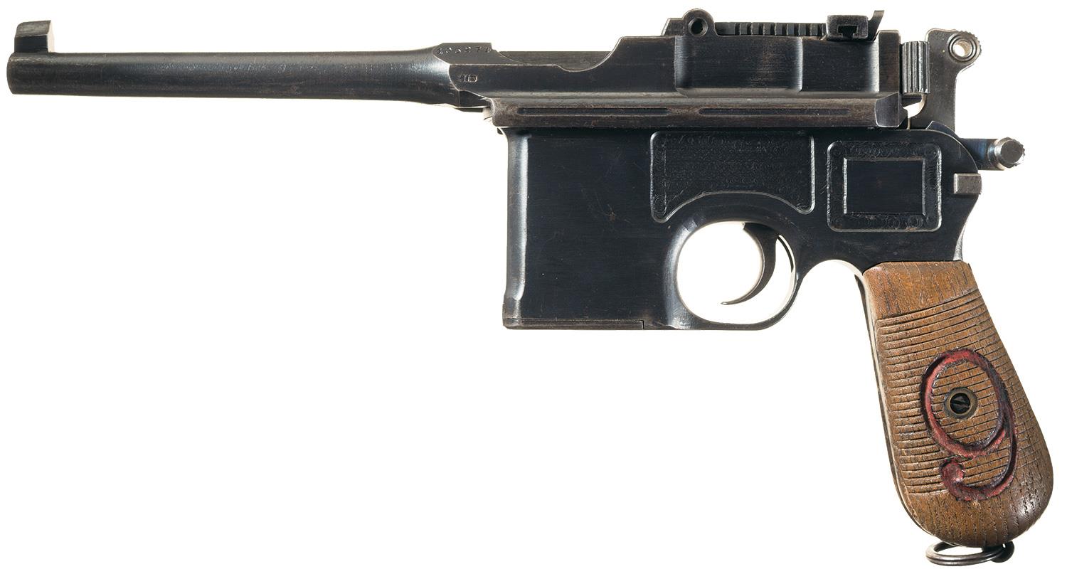 Mauser 'Red Nine' Broomhandle Semi-Automatic Pistol | Rock Island Auction