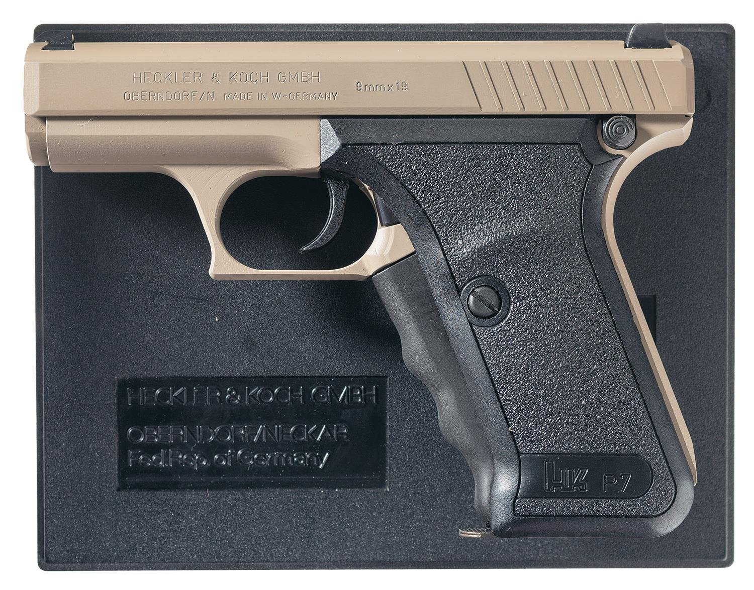 Heckler & Koch P7 Semi-Automatic Pistol with Case | Rock Island Auction