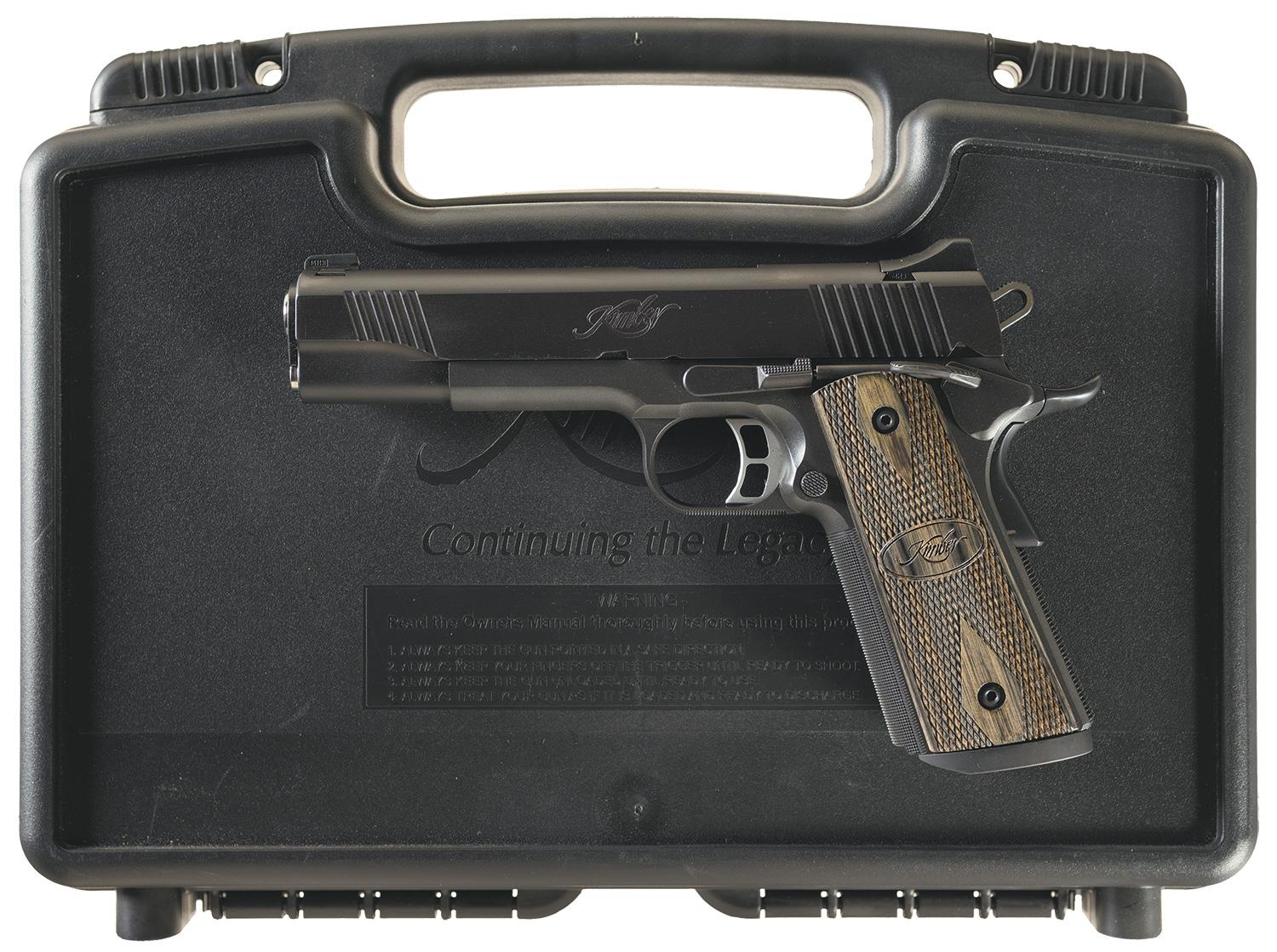 Kimber Tactical Custom HD II Semi-Automatic Pistol with Case | Rock ...