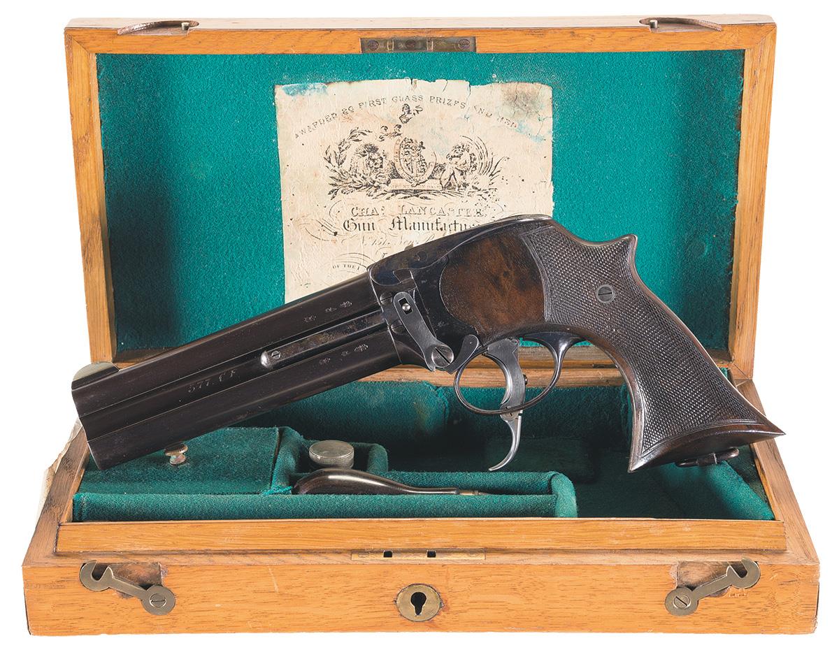Lancaster Charles Howdah Pistol 577 | Rock Island Auction